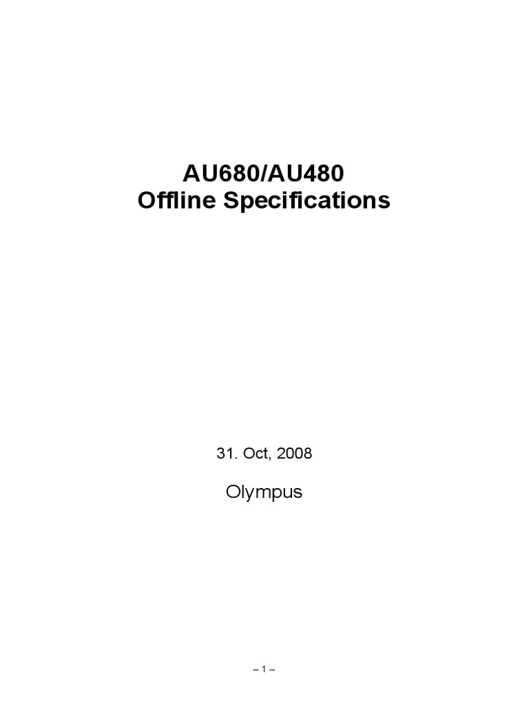 AU680 - AU480 - HOST Oct31-2008v2 | PDF | File Format | Computer File