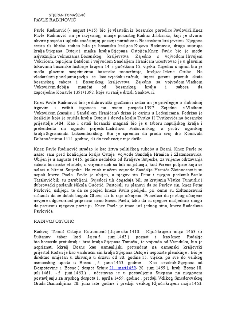 Pavle Radinovic | PDF