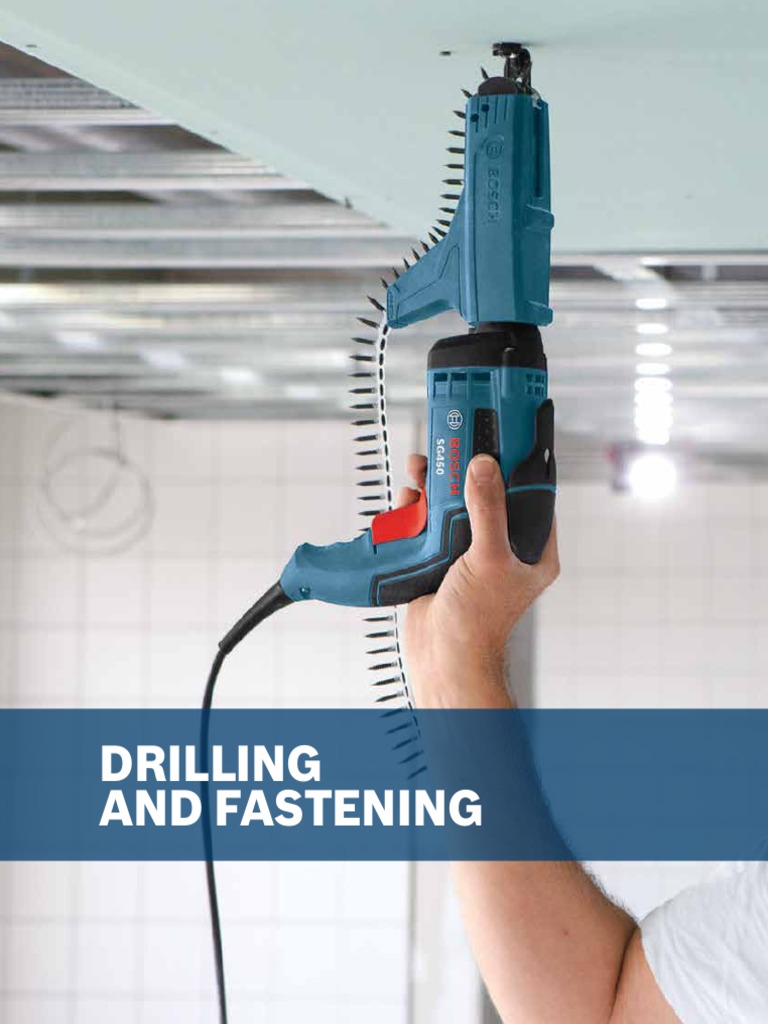 Bosch 20162017 Catalog - Drillingfastening | PDF | Drill | Drilling