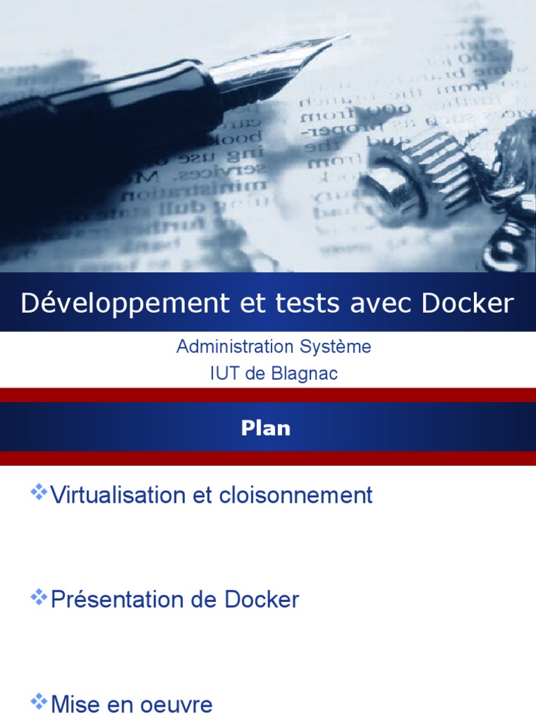 Cours Docker | PDF | Logiciel utilitaire | Logiciel
