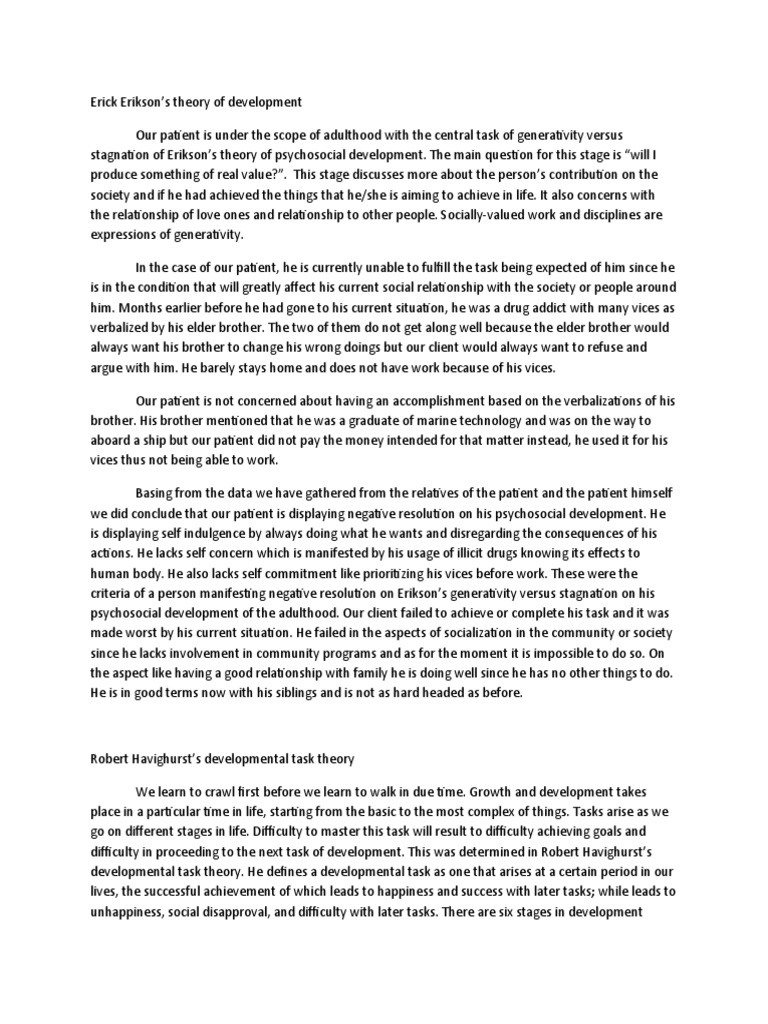 Erick Erikson | PDF | Social Psychology | Behavioural Sciences