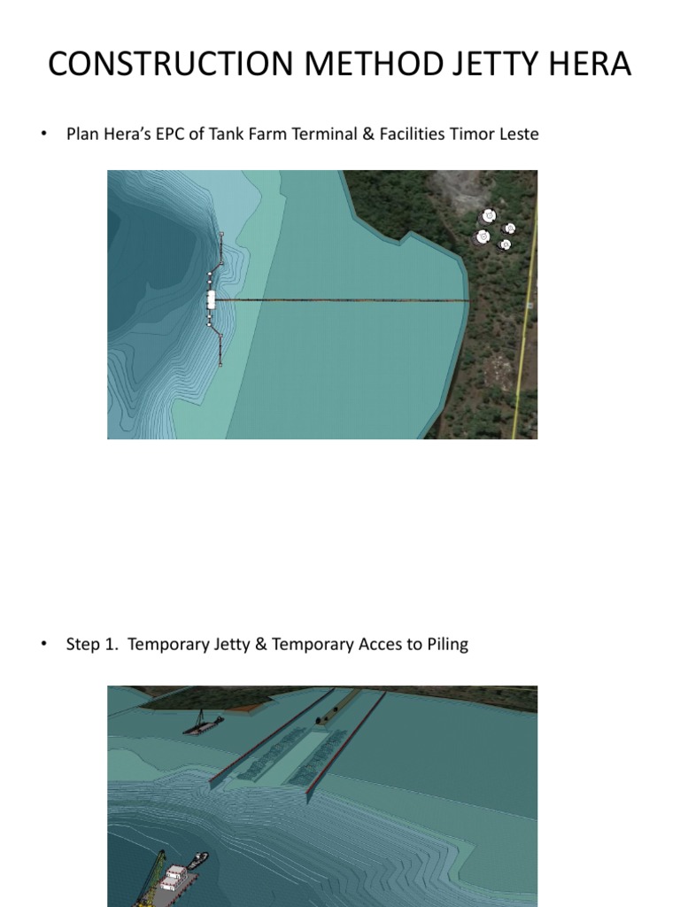 Construction Method Jetty Area PDF | PDF | Deep Foundation | Composite ...