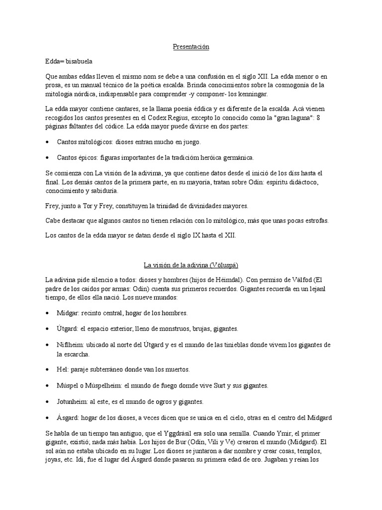 Edda Mayor | PDF | Odin | Mitología nórdica