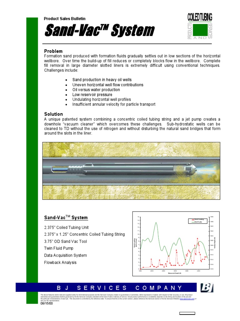 CT - Sand-Vac System PDF | PDF | Oil Well | Applied And ...