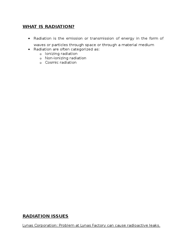 Risk Associated With Ionizing Radiation | PDF | Ionizing Radiation | Radioactive Decay