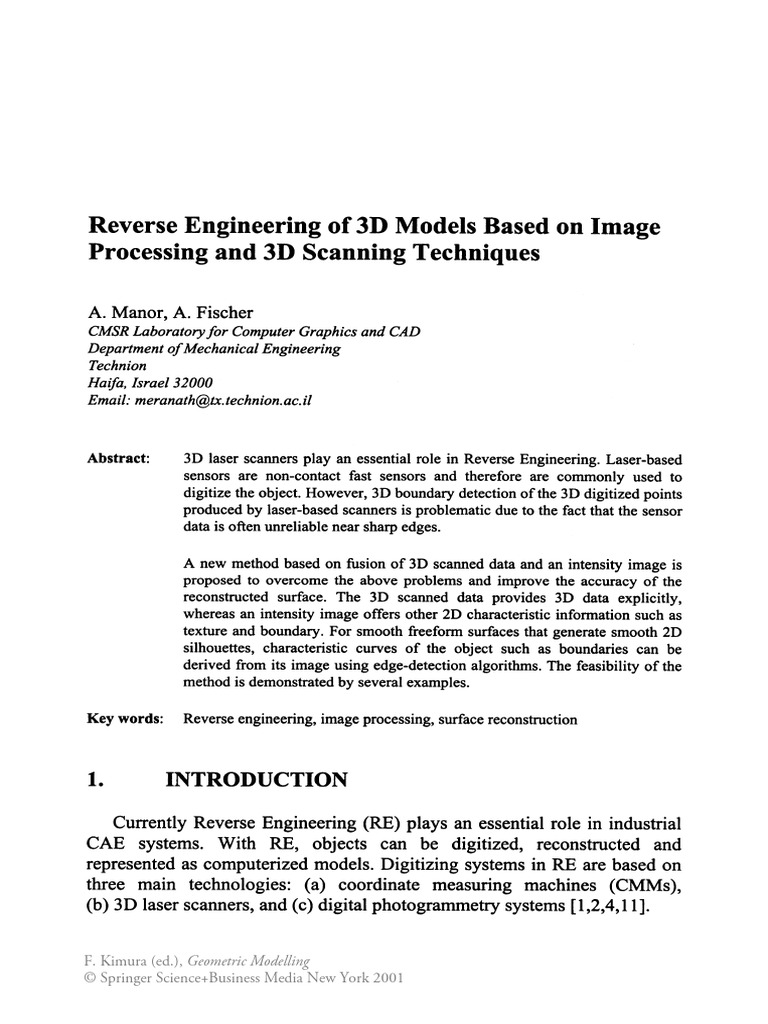 3d Scanning | PDF | 3 D Modeling | Image Scanner