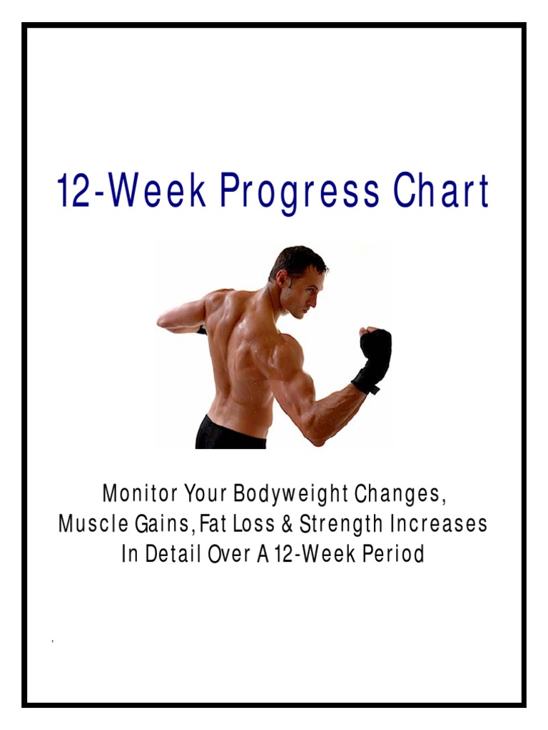12 Week Progress Tracker | Download Free PDF | Human Anatomy | Recreation