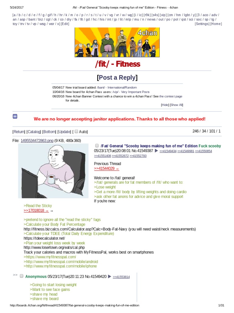 Fit - Fat - General - Scooby Keeps Making Fun of Me - Edition - Fitness ...