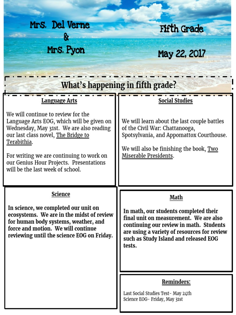 Fifth Grade Science EOG Review Guide | PDF | Language Arts & Discipline ...