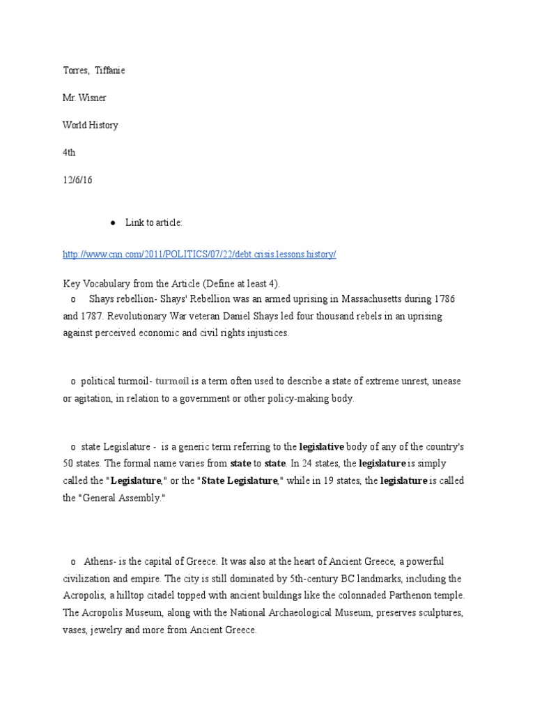 Current Event 2 | PDF | Rebellions