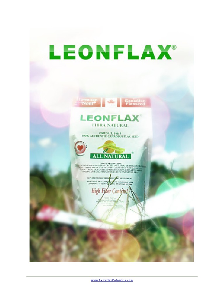 Leon Flax | PDF | Fibra dietética | Dieta y nutrición