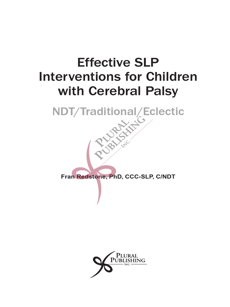 Effective SLP | PDF | Cerebral Palsy | Central Nervous System