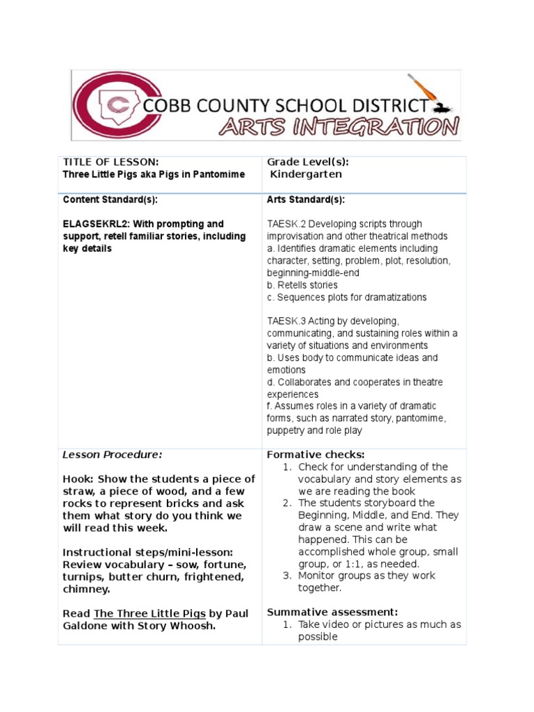 Ai Three Little Pigs Pantomime | PDF | Plot (Narrative) | Theatre