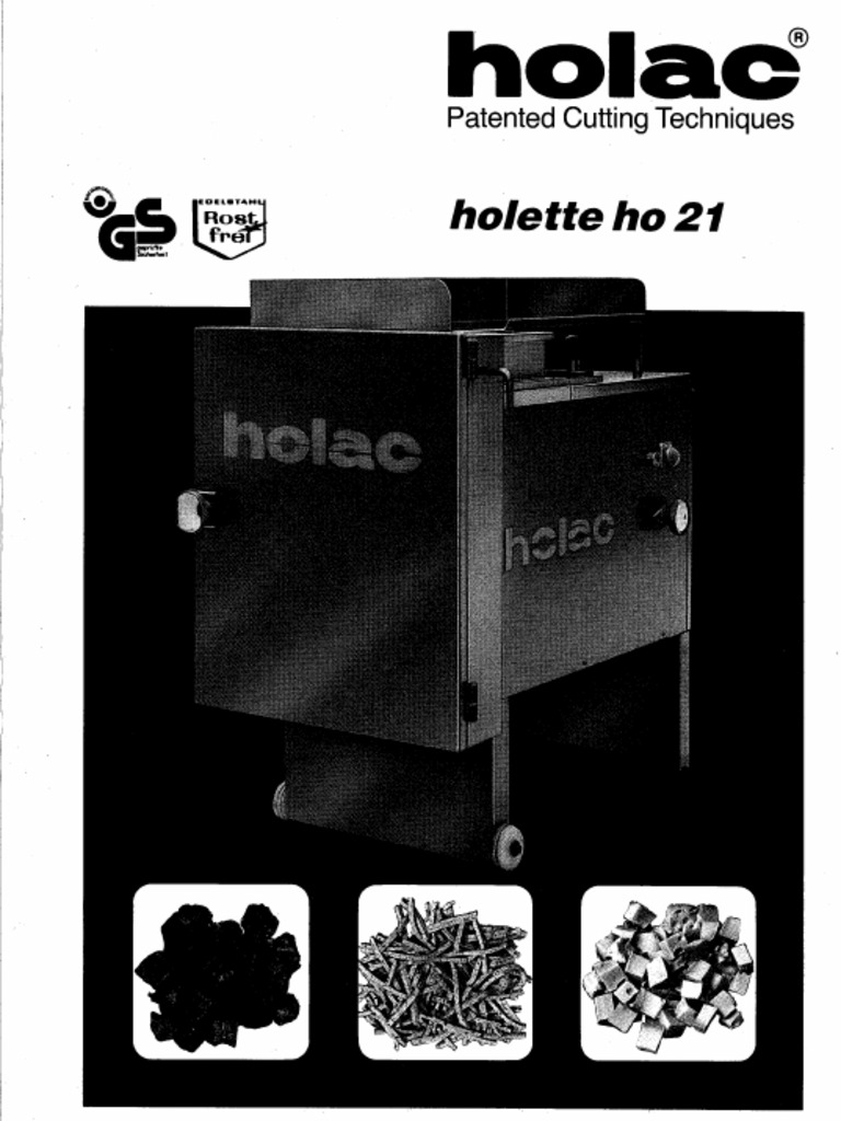 Holac HO21 Manual 21-048-01 | PDF | Nature