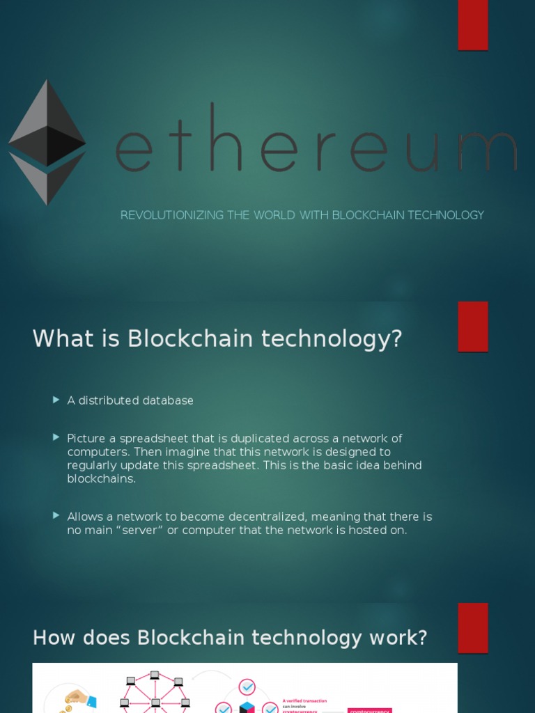 Ethereum | PDF | Blockchain (Database) | Bitcoin