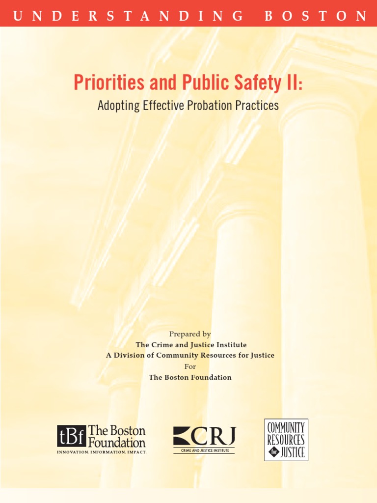 Study: Assessing The Probation Department | PDF | Probation | Recidivism