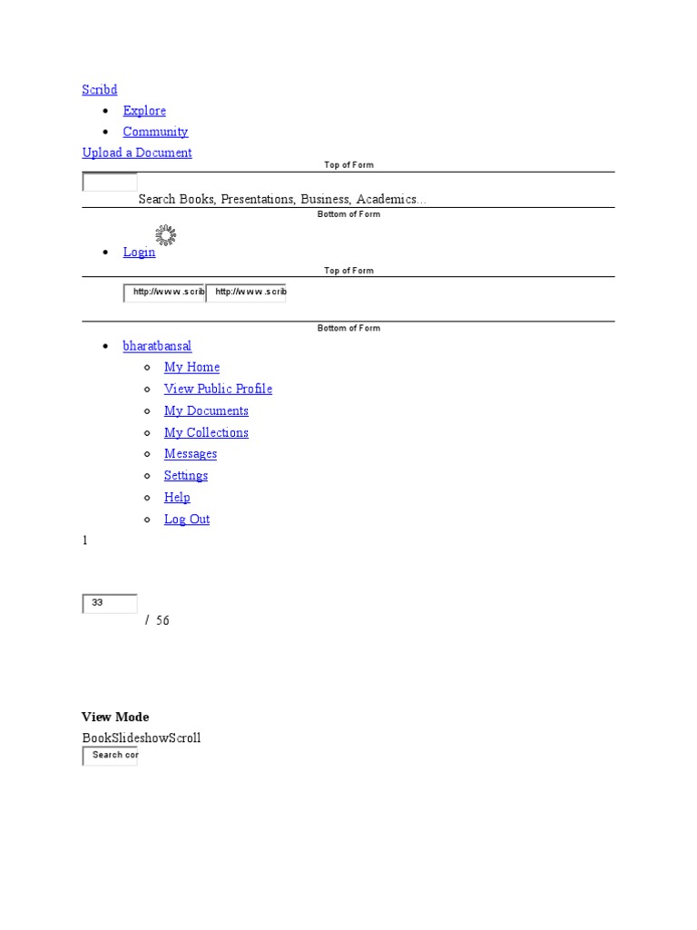 Scribd Explore Community Upload A Document: Search Books, Presentations, Business, Academics ...