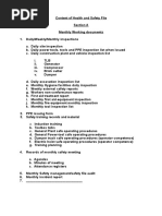 CSHP Checklist 2021 | PDF | Heavy Equipment | Occupational Safety And ...