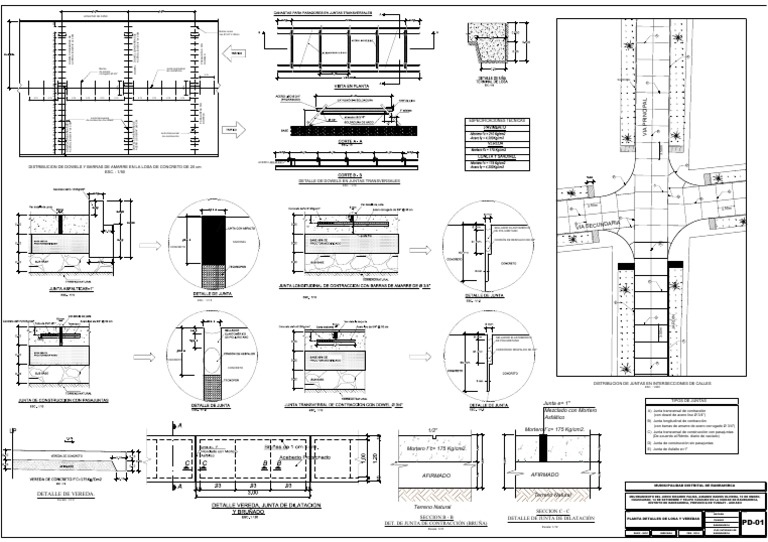 22 Plano de Detalles de Losas y Veredas-model