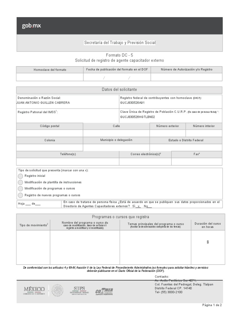 Dc 5 Editable | Gobierno | Política