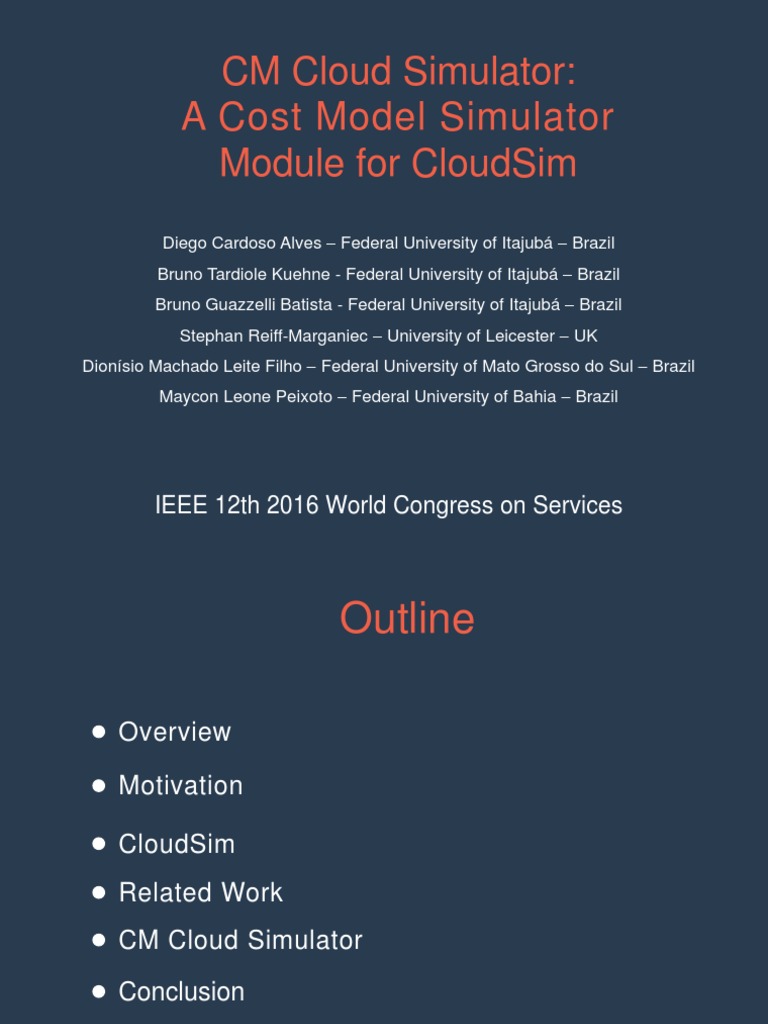CM Cloud Simulator | PDF | Cloud Computing | Simulation