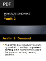 Ano Ang Kahulugan NG Demand, Demand Function | PDF