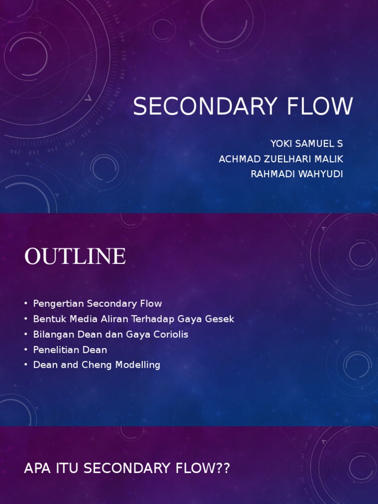 Secondary Flow | PDF