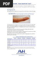 Fingertip Unit Chart | PDF | Wellness