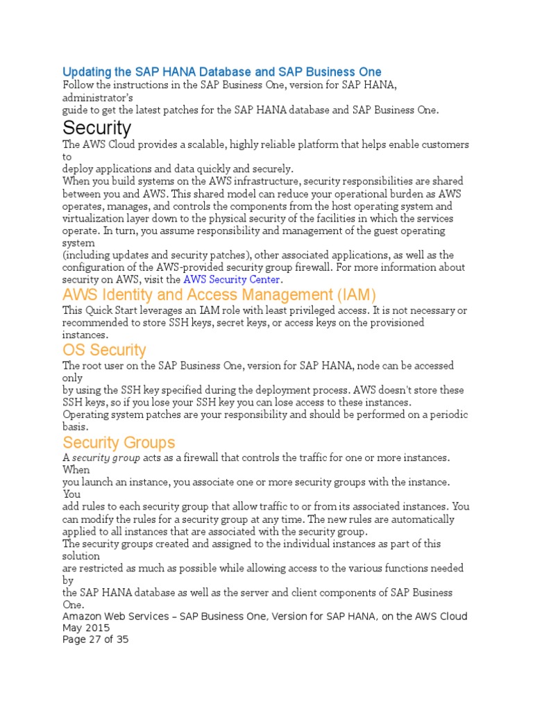 Security: AWS Identity and Access Management (IAM) | PDF | Amazon Web Services | Cloud Computing