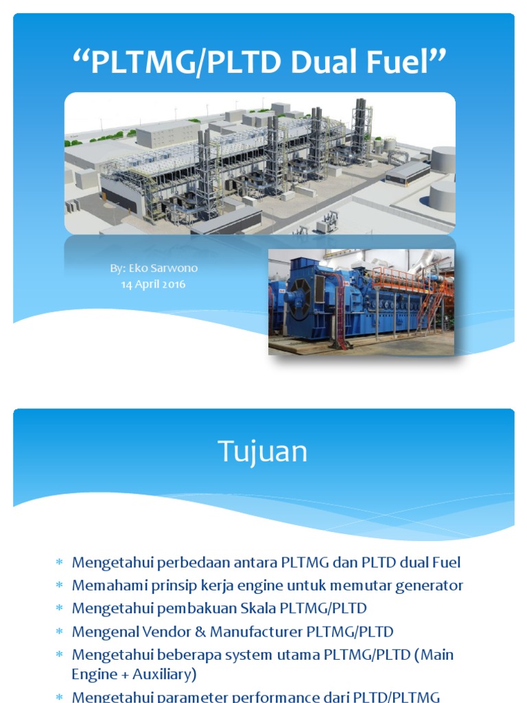 PLTMG Dual Fuel | PDF | Teknologi & Rekayasa