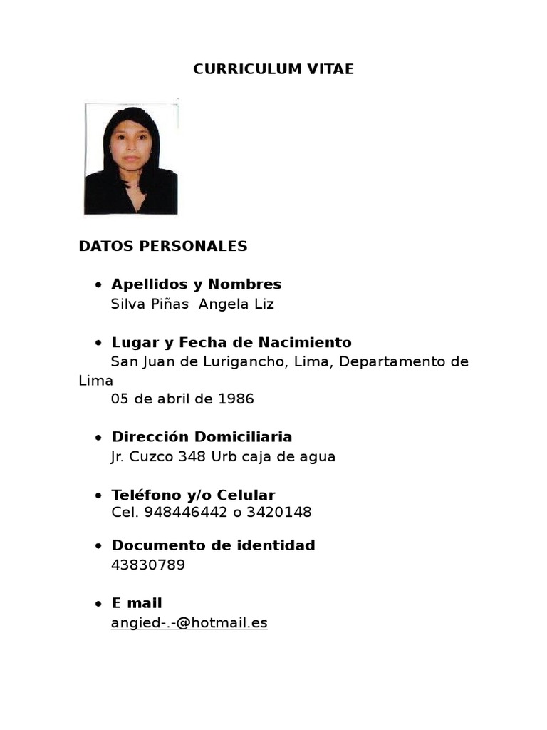 CV Silva | PDF | Microsoft