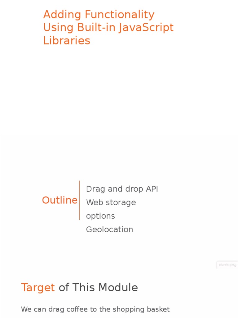 Adding Functionality Using Built In Javascript Libraries Pdf Cookie Web Development 