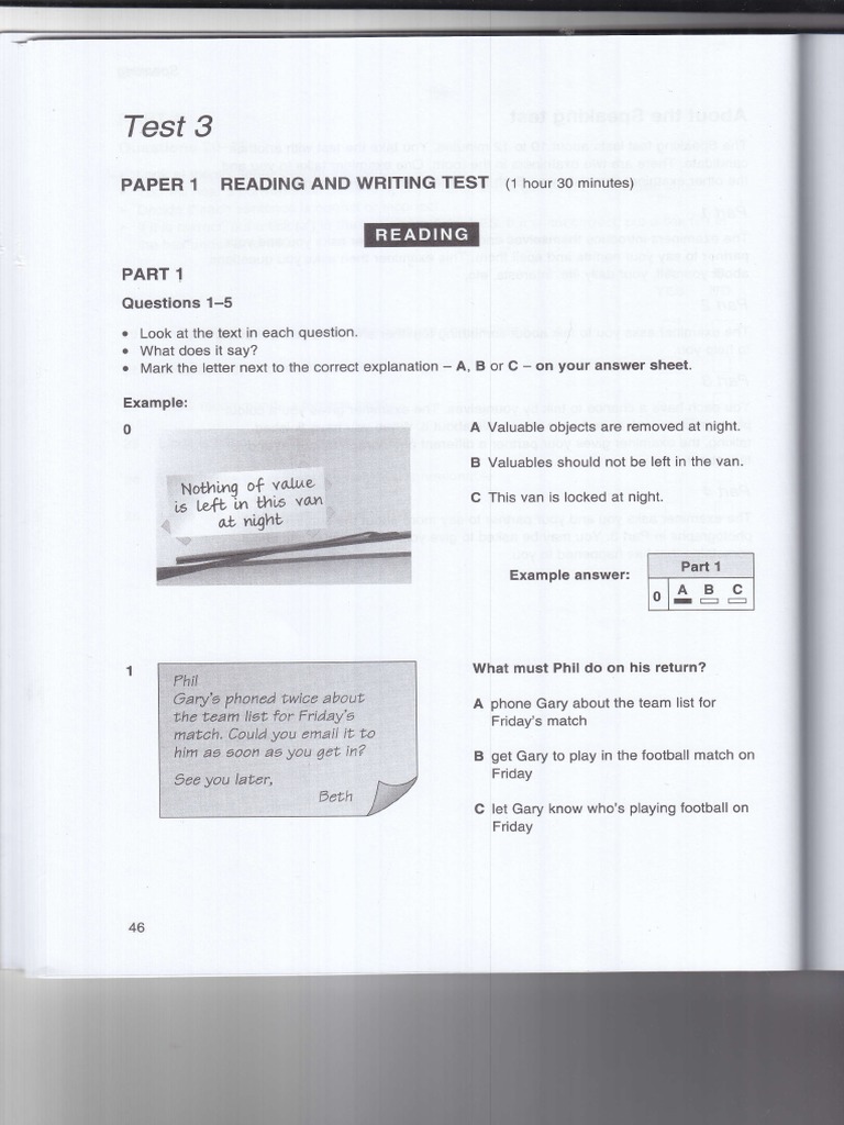 Pet Test 8 | PDF | Leisure | Business