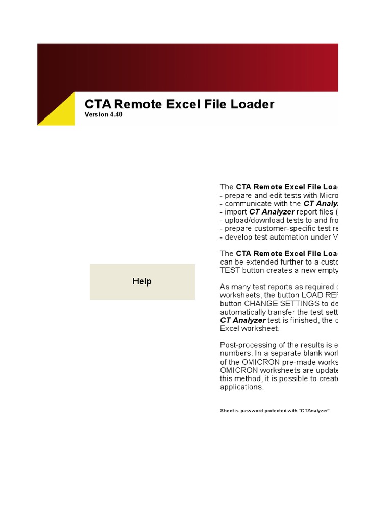 Protection CT | PDF | Microsoft Excel | Digital Technology