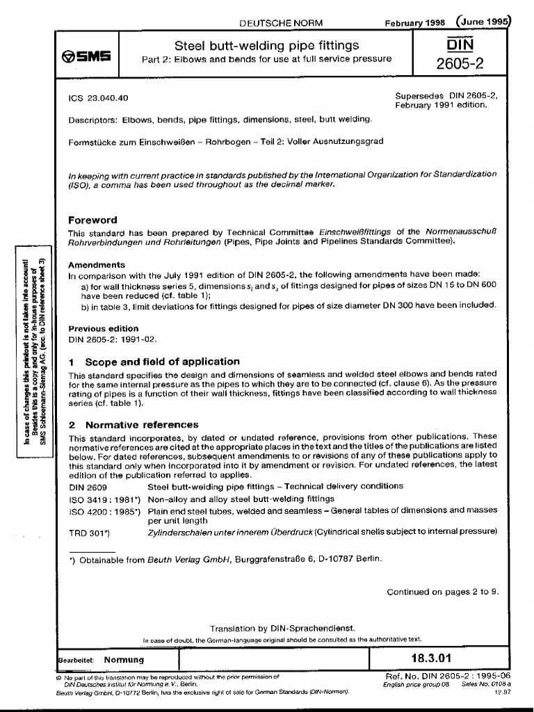 Din 2605 PDF | PDF
