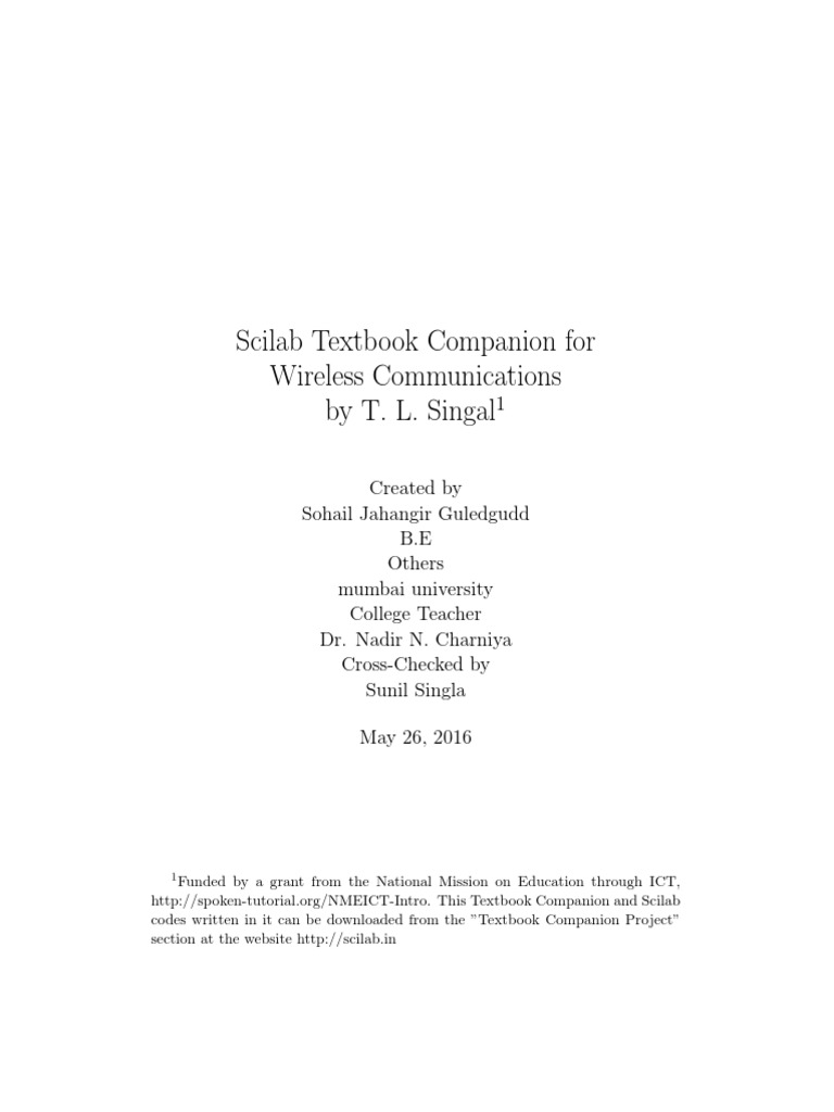 Wireless Communications Study Companion | PDF | Cellular Network | Radio