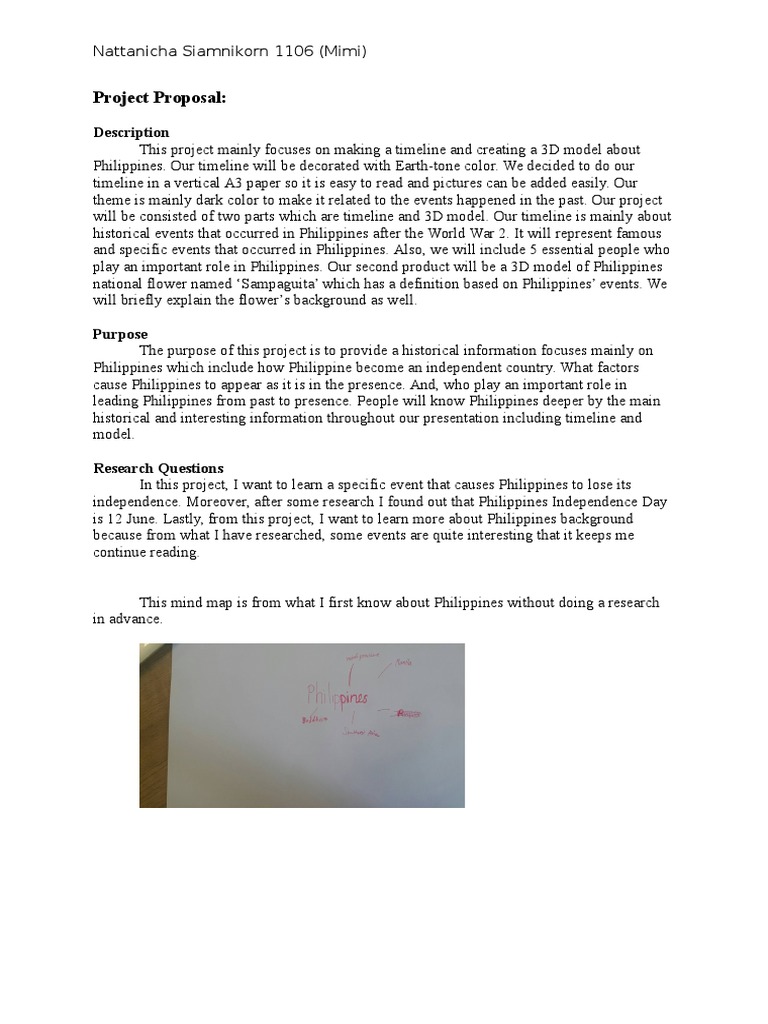 Proposal Philippines | PDF