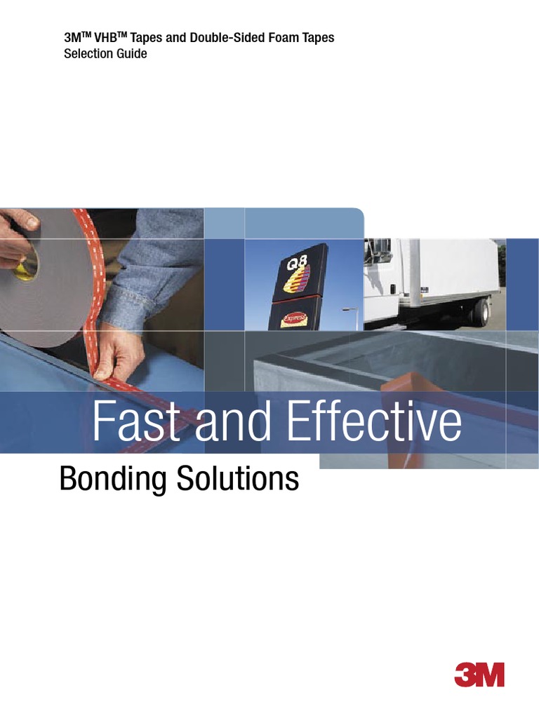 3m VHB Selection Guide | PDF | Adhesive | Poly(Methyl Methacrylate)