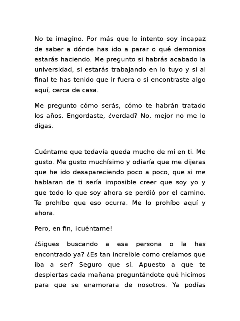 Carta a Mi Yo Futuro | Ocio