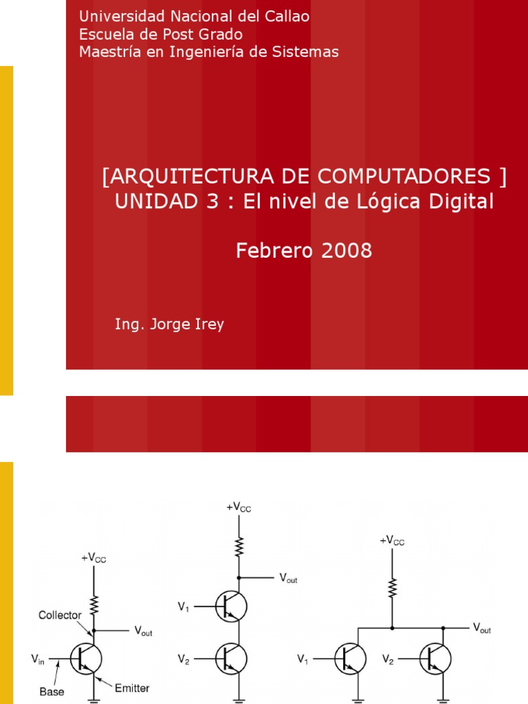 Lógica Digital y Circuitos Integrados | PDF | Puerta lógica | Arquitectura de Computadores