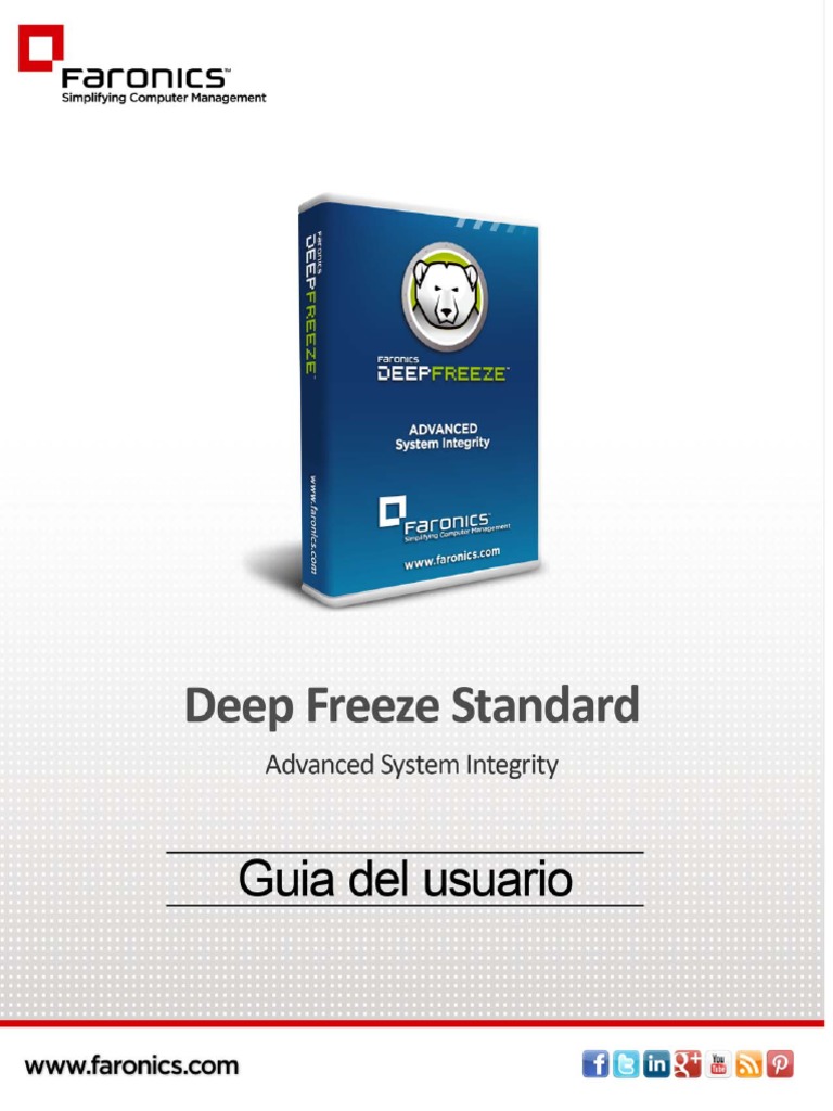 Deep Freeze Standard Manual S | PDF | Contraseña | Point and Click