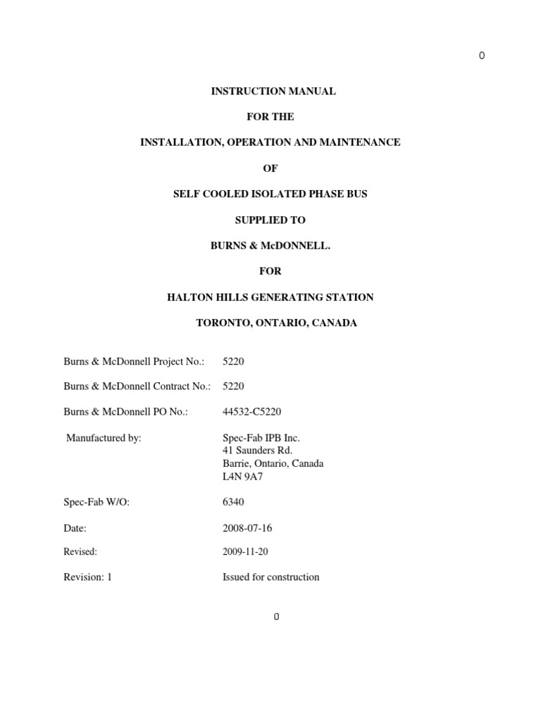 Iso-Phase Bus Duct Typical Maintenance | PDF | Welding | Construction