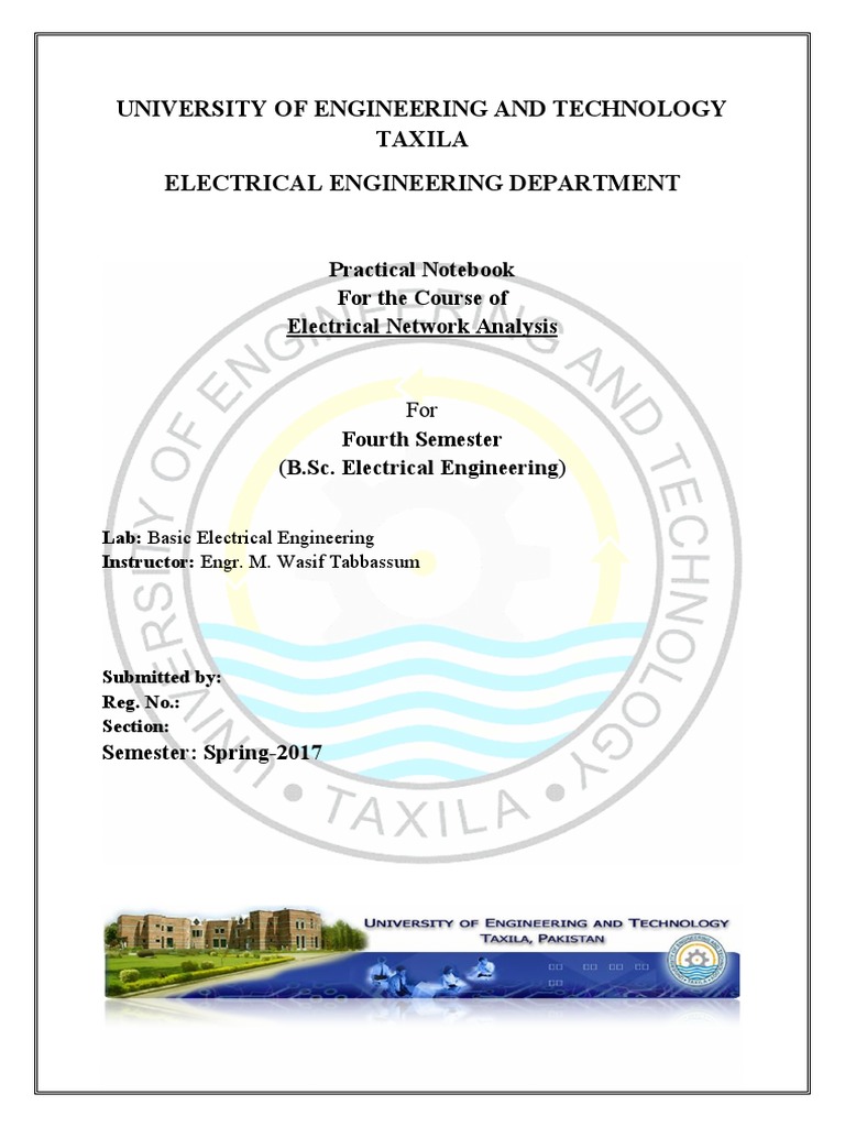 Title Page For Lab Notebook | PDF