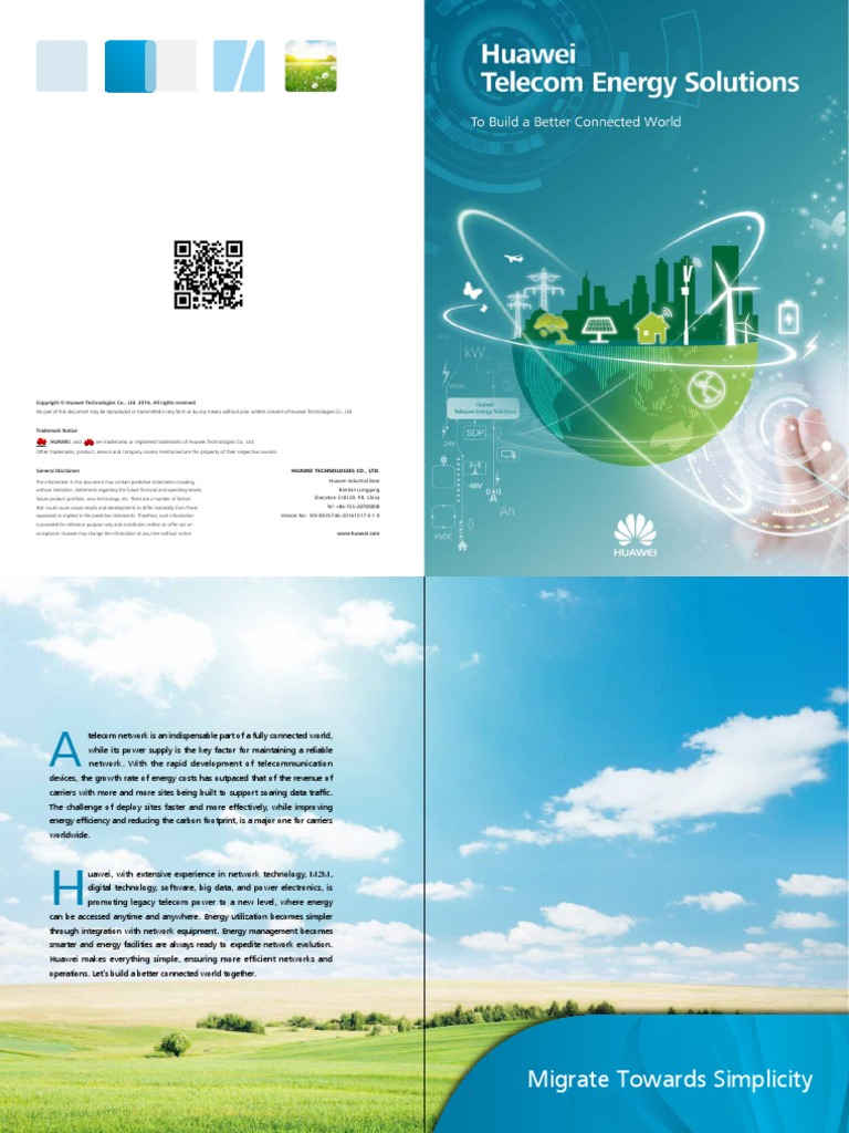 HUAWEI Telecom Energy Solutions Catalog | PDF | Alternating Current ...