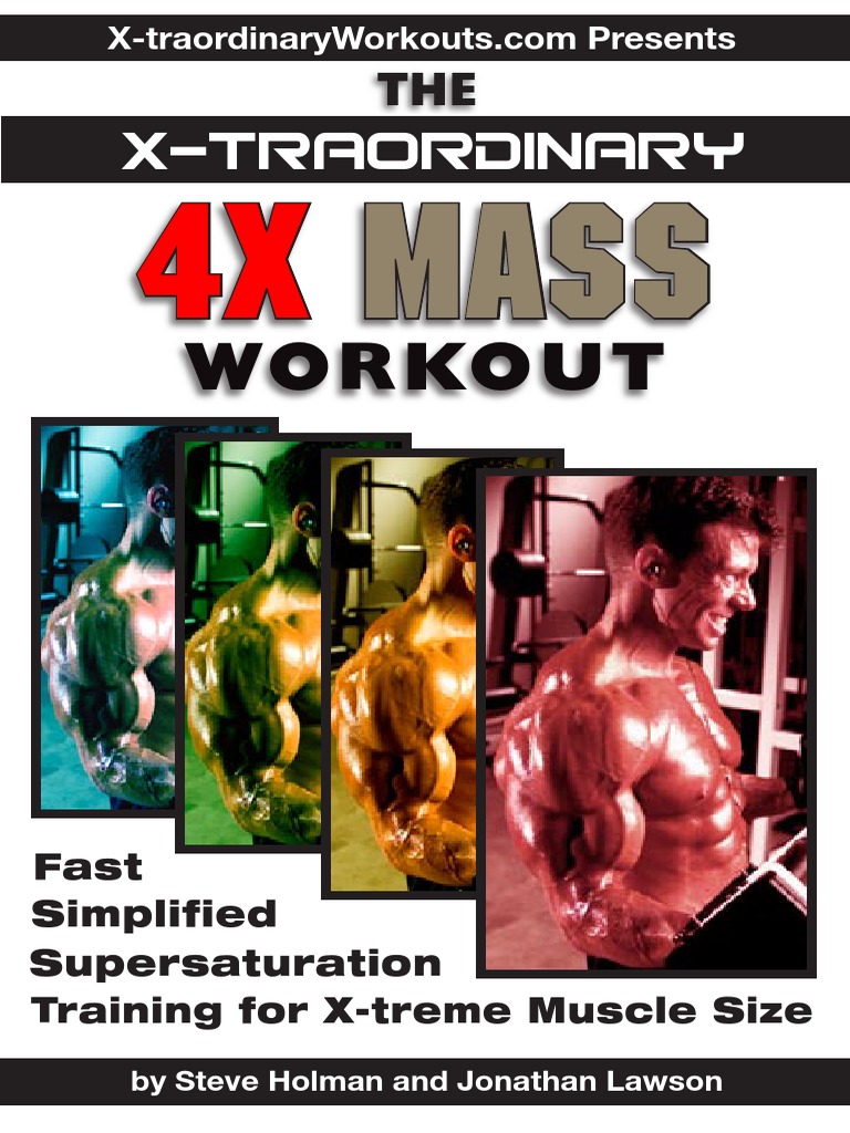 X traordinary4XMassWorkout PDF | PDF | Muscle | Stress (Biology)