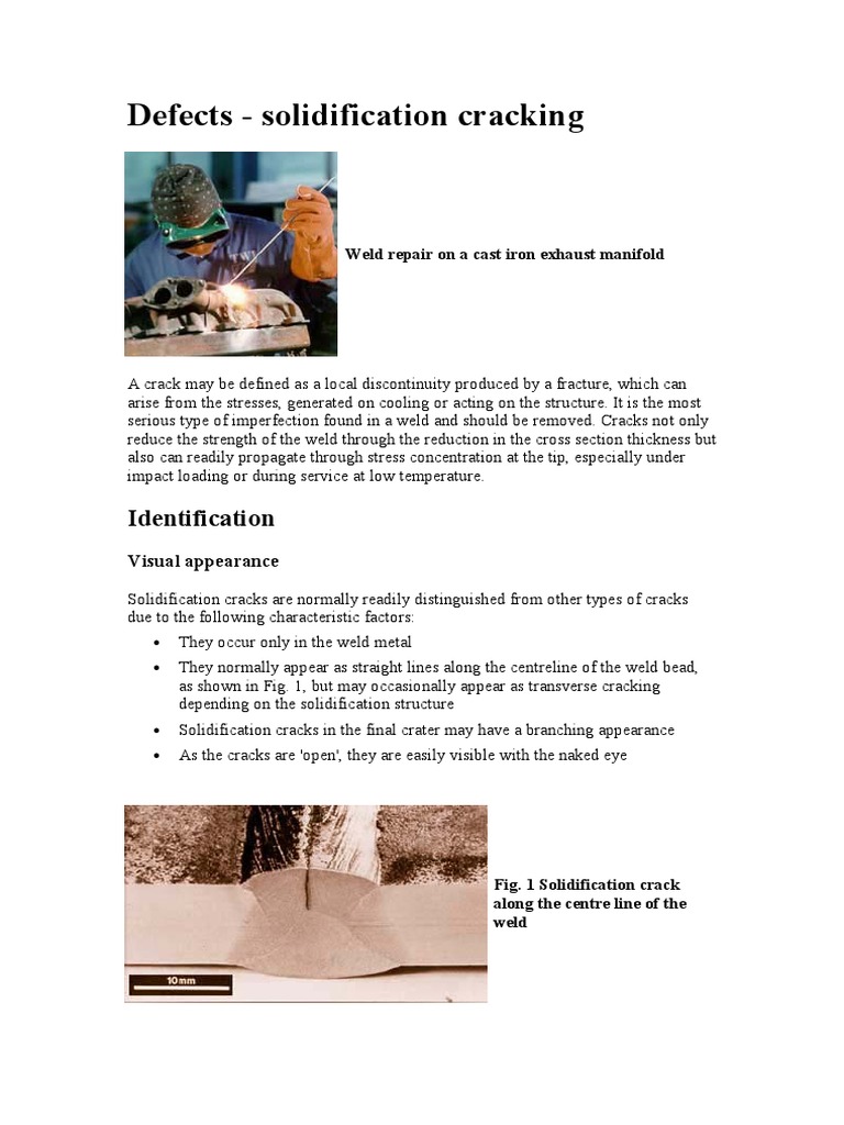 Types of Cracking | Welding | Fracture