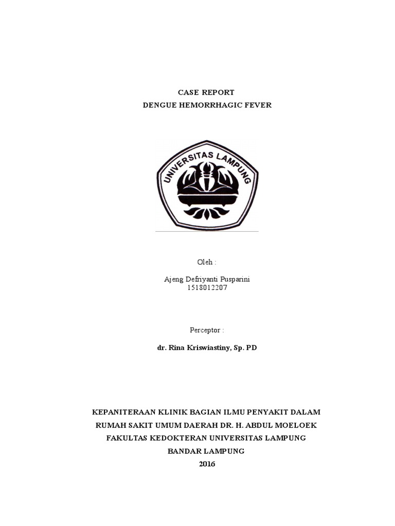 Case Report DHF | PDF