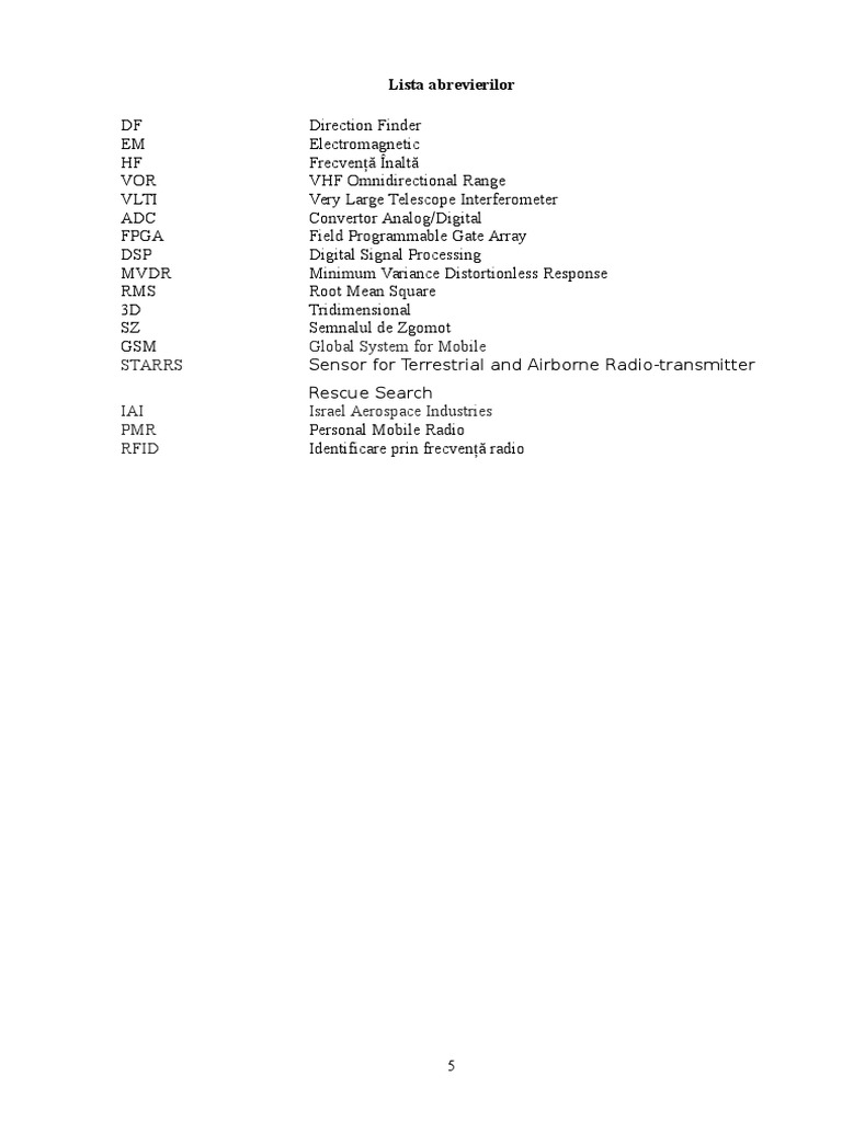 Lista abrevierilor electronice și de telecomunicații | PDF | Electronic ...