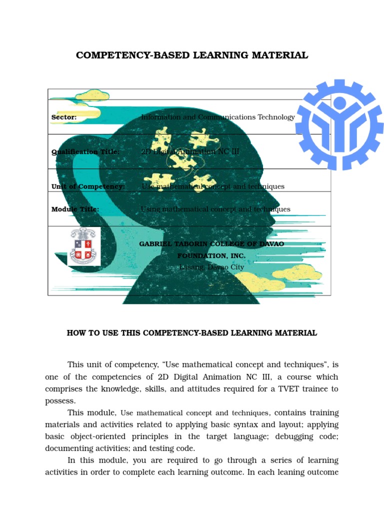 Use Mathematical Concept and Techniques | PDF | Division (Mathematics) | Multiplication