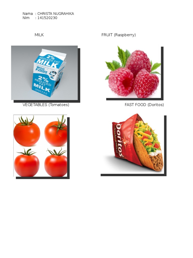 Milk FRUIT (Raspberry) : Kelas: LBC1AU | PDF